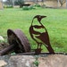 Rusty Metal Magpie Garden Art: Australian Bird Ornament - Etsy Australia