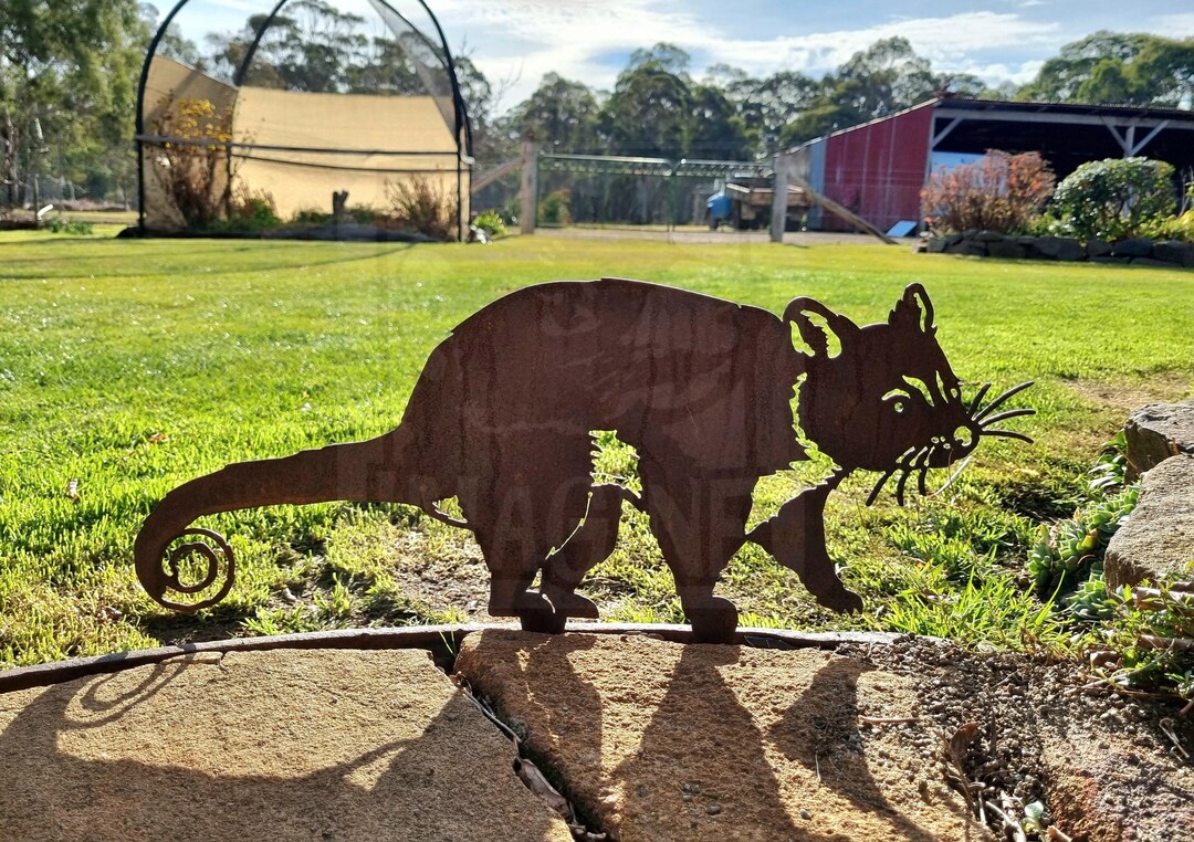 Rusty Ringtail Possum Garden Art: Australian Wildlife Ornament - Etsy ...