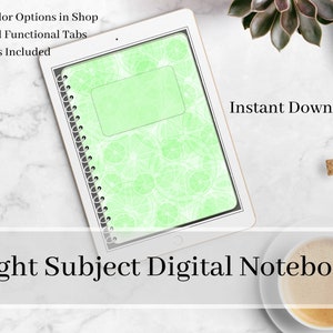 Portrait Digital Notebook for iPhone or Ipad, Lovely Digital Notebook ...
