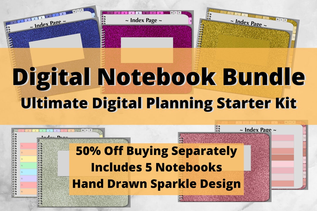 Ultimate Landscape Digital Notebook Bundle, Lovely Book for Goodnotes ...