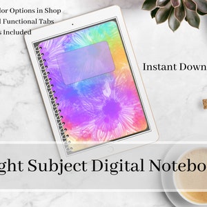 Portrait Digital Notebook for iPhone or Ipad, Lovely Digital Notebook ...