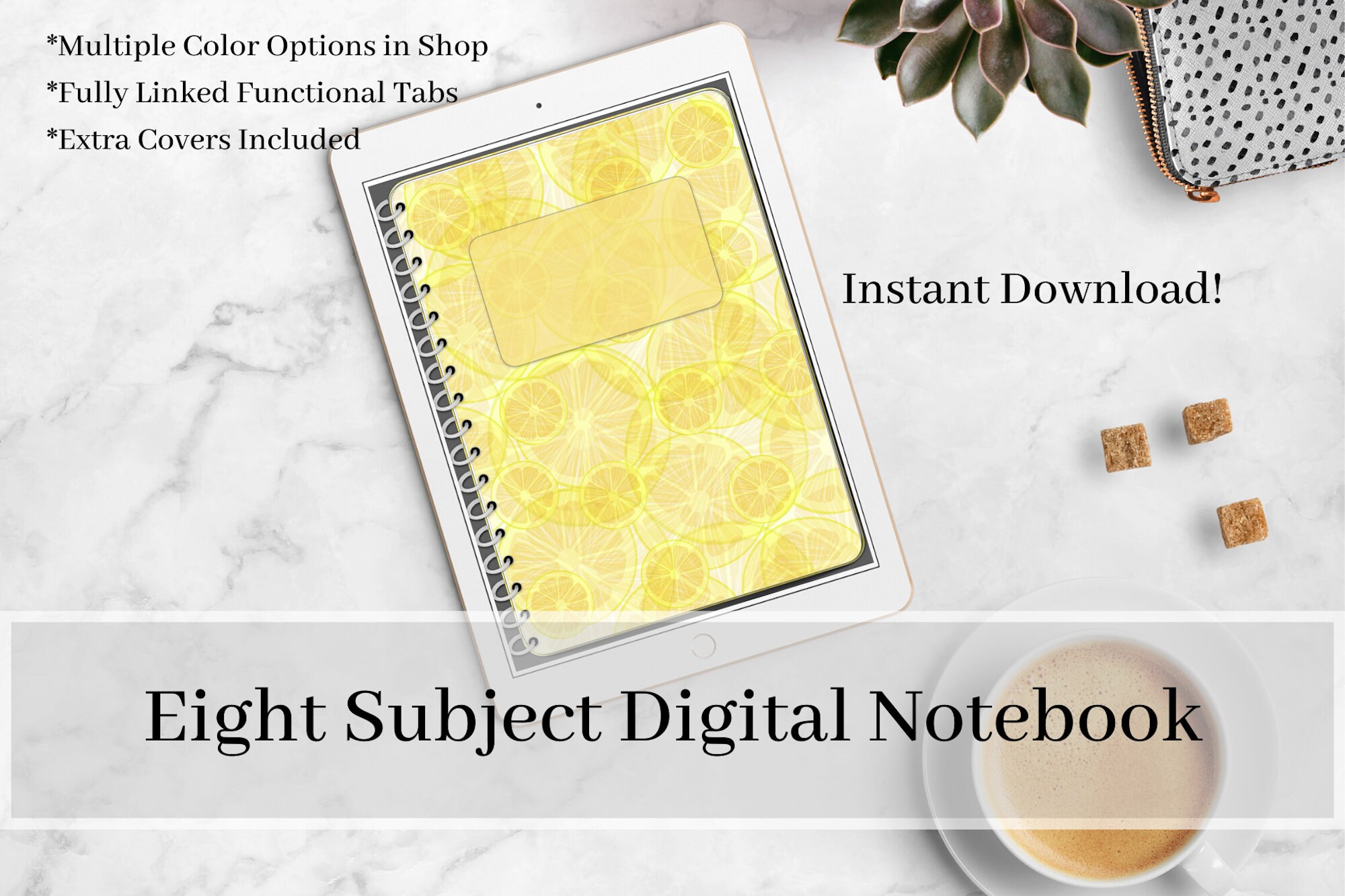 Portrait Digital Notebook for iPhone or iPad Lovely Digital - Etsy
