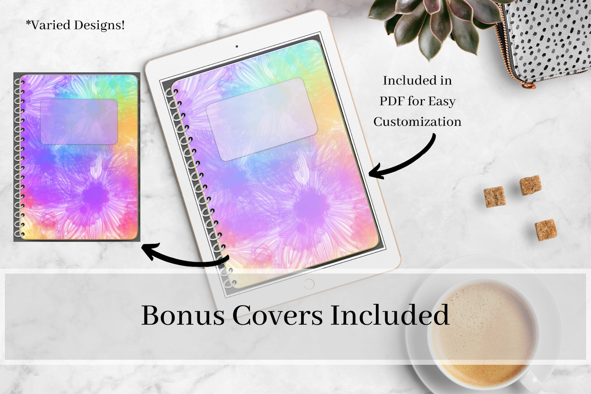 Portrait Digital Notebook for iPhone or iPad Lovely Digital - Etsy