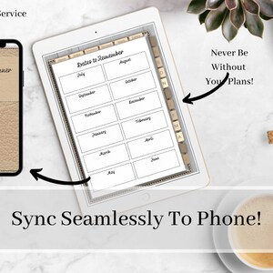 Undated Digital Teacher Planner iPhone or Ipad, Lovely Digital Notebook ...