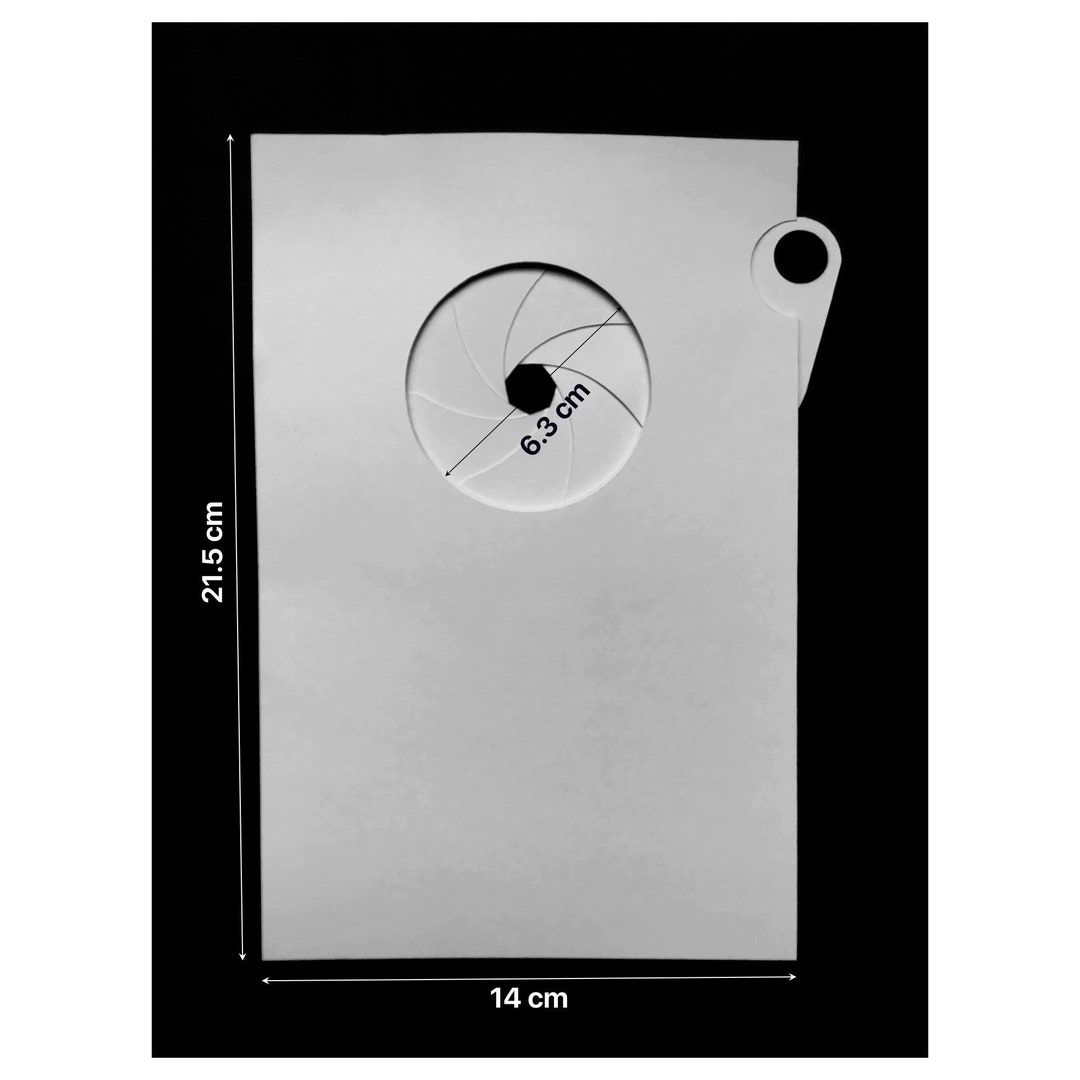 DIY Magic Shutter for Interactive Cards - 7 Blades (iris Mechanism ...