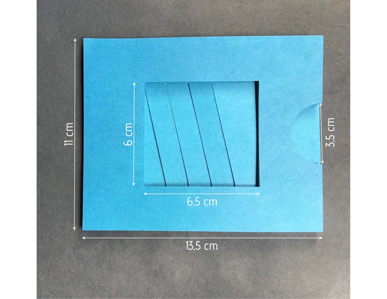 DIY Magic Dissolving Card | Interactive Venetian Blind Card Template ...