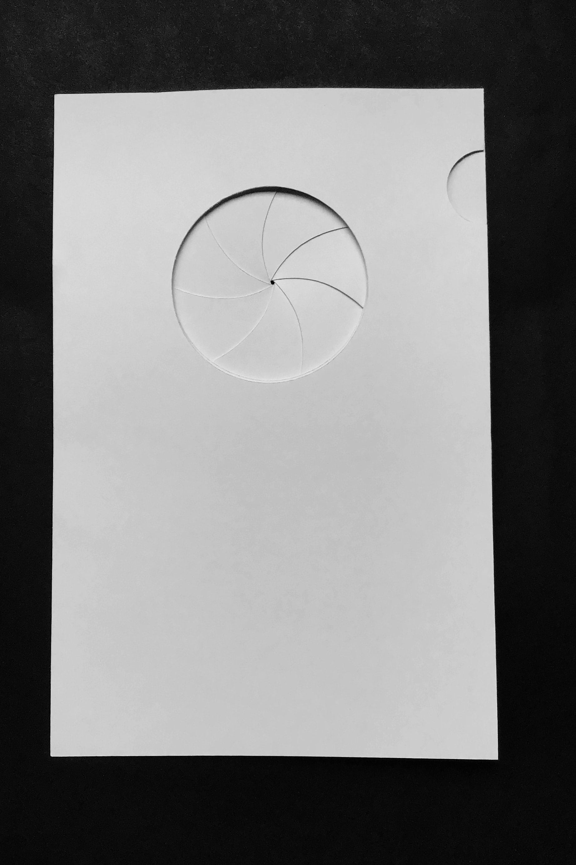 Magic Iris Shutter SVG (7 Blades) | Camera Lens Card Template (digital ...