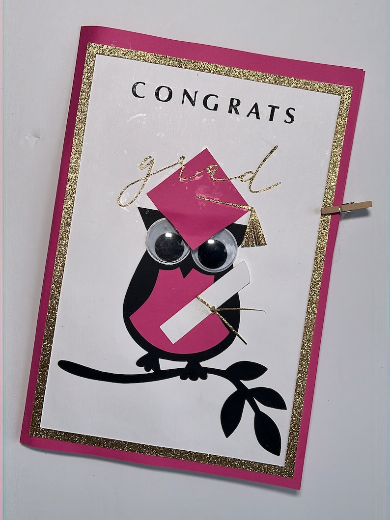 DIY Graduation Pop up 3D Card Mechanism. - Etsy