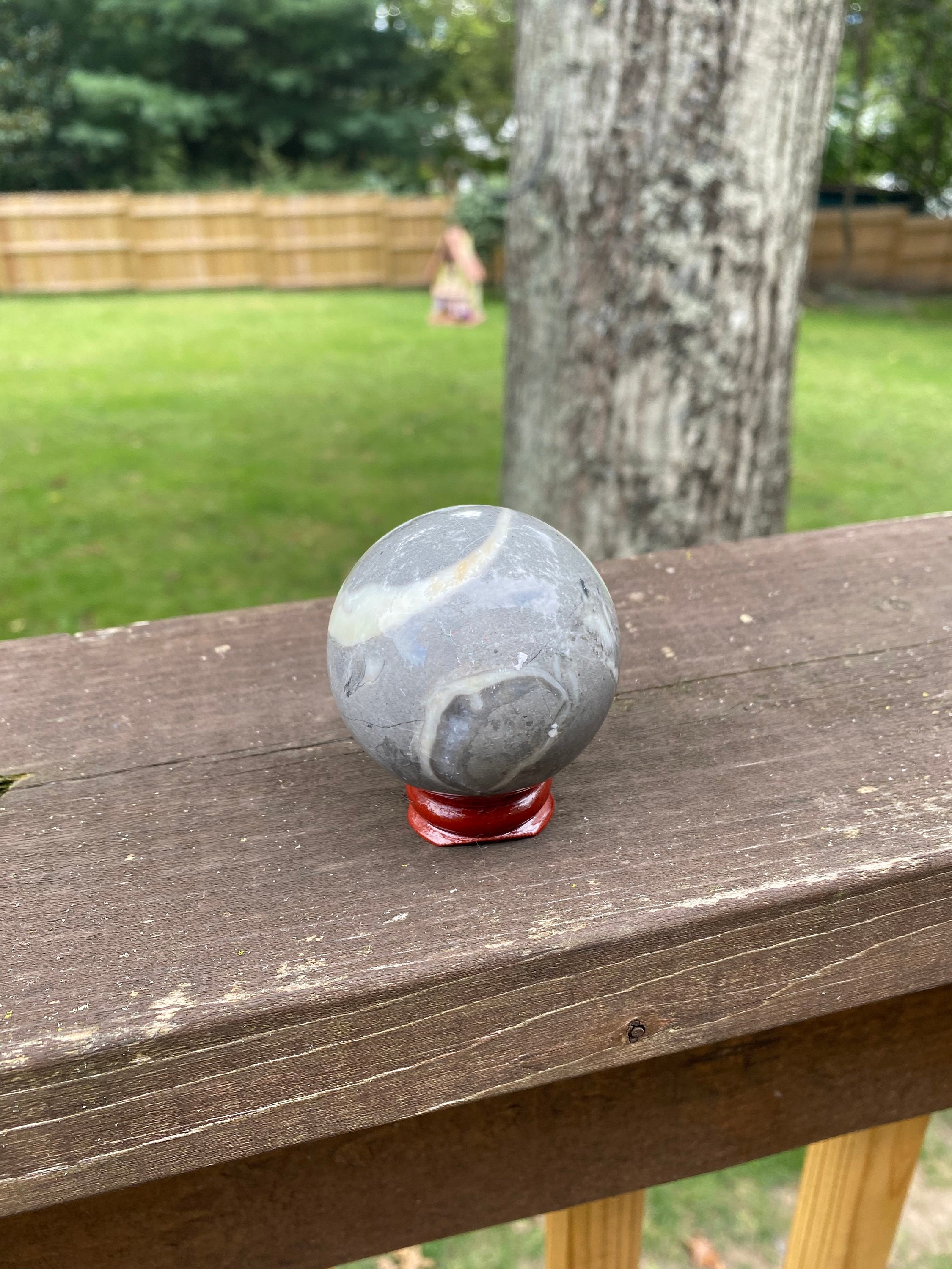 Shell Jasper Sphere | Etsy