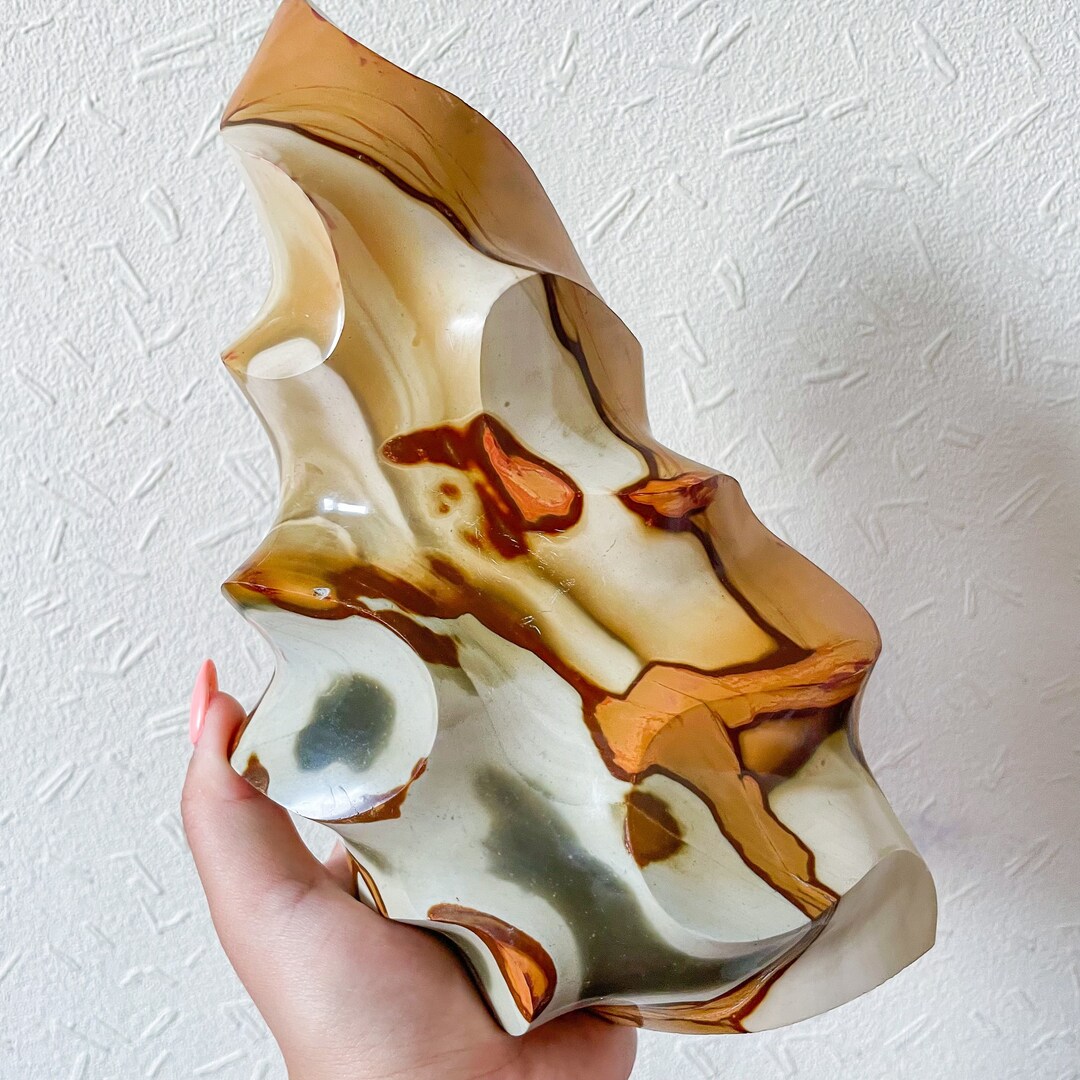 Polychrome Jasper Flame Large Healing Crystal Home Decor - Etsy