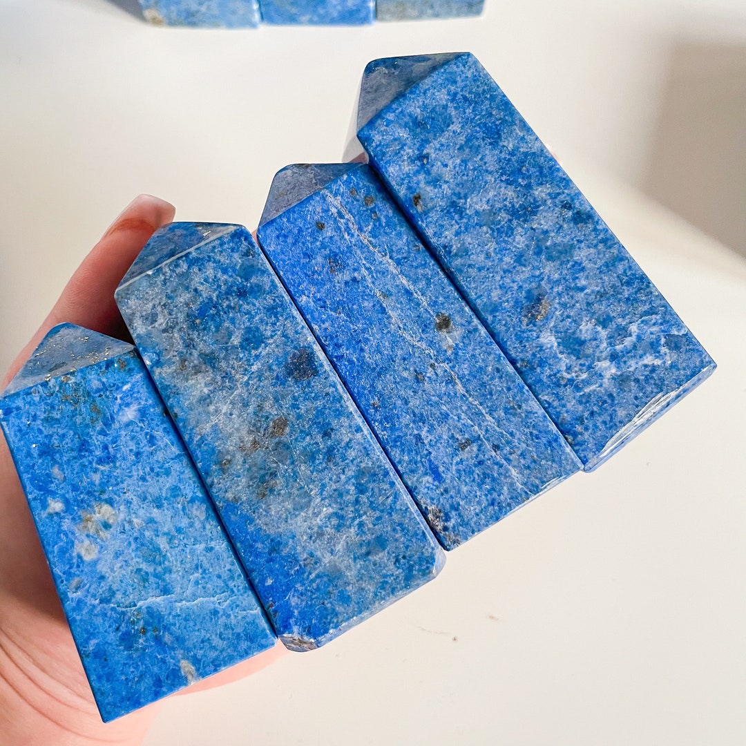 Azurite Crystal Tower Medium Crystal Tower Healing Crystal Healing ...