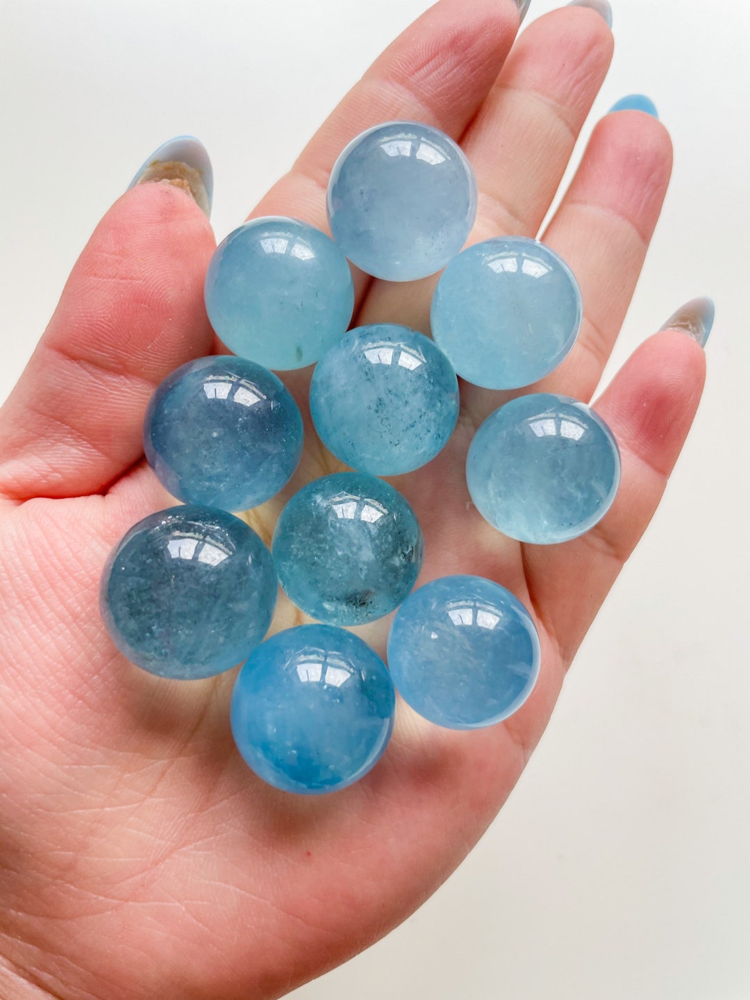 Aquamarine Crystal Mini Sphere | High Quality Aquamarine Mini Spheres ...