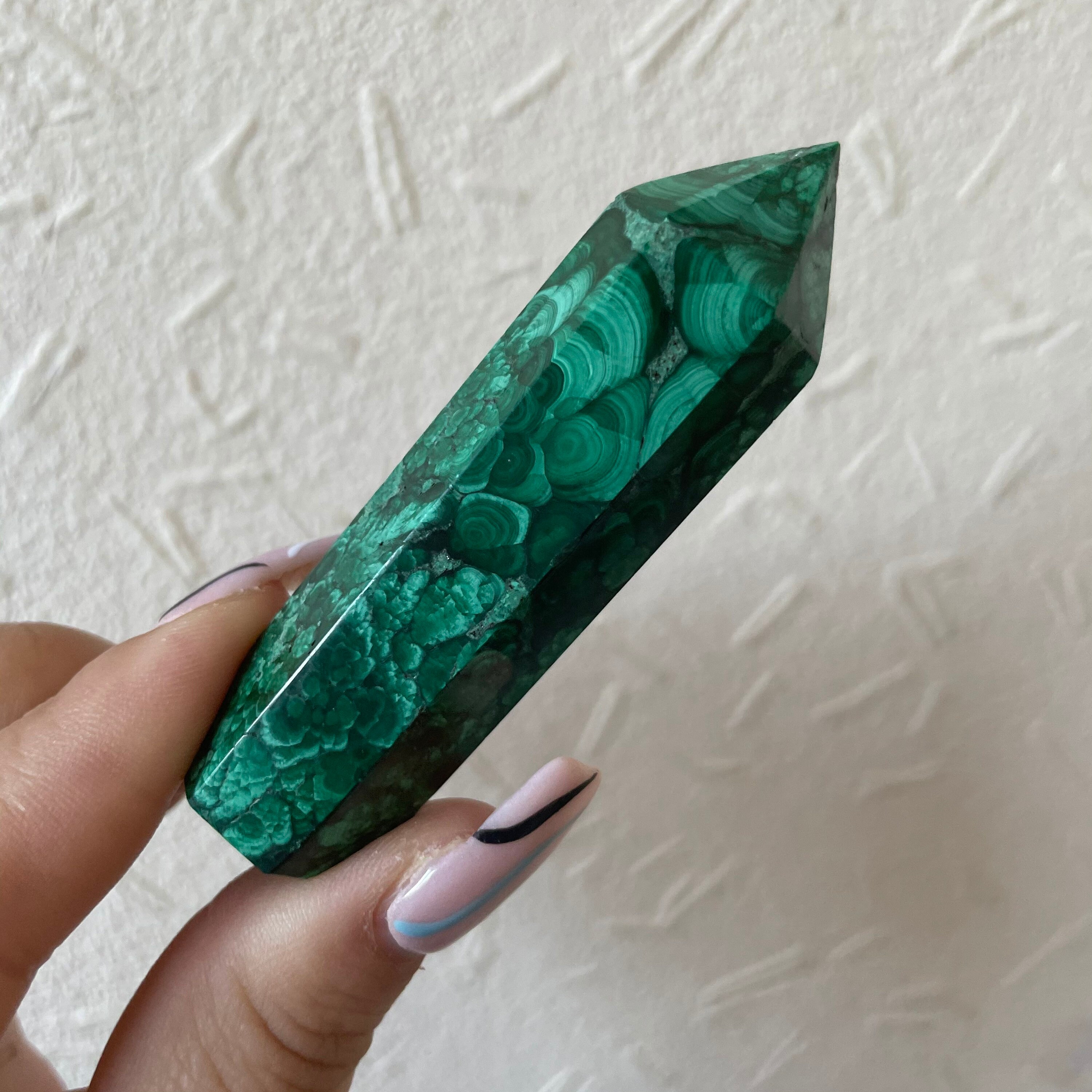 Malachite tower, premium natural malachite tower, healing journey home ...