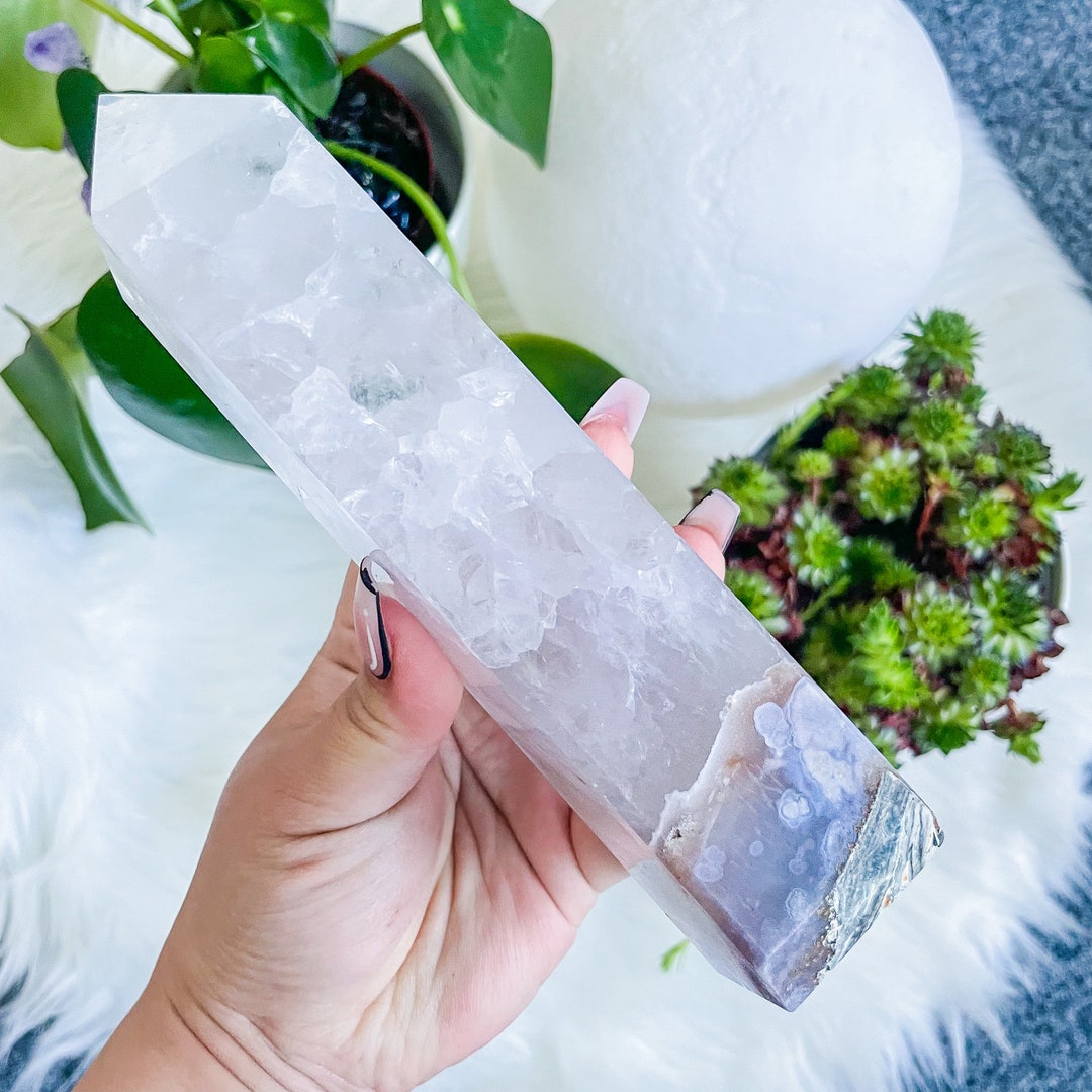 SELTENER Eis AMETHYST kombiniert mit Karneol und BlumenAchat und blauem ...