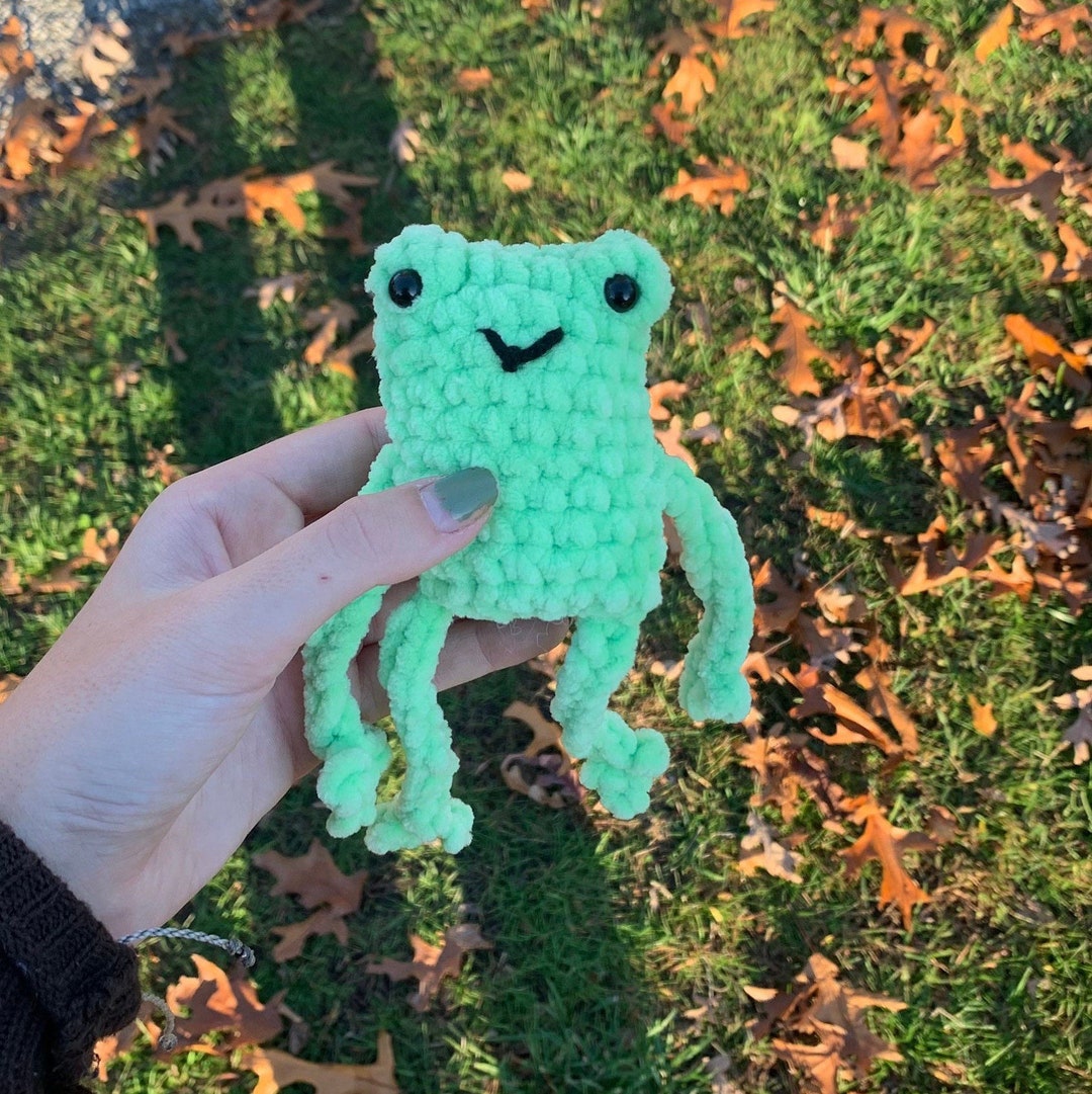 Adorable Mini Handmade Crocheted Leggy Frog Gift - Etsy