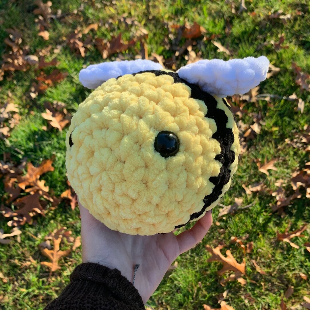 Medium Fluffy Soft Bumble Bee Plushie - Etsy