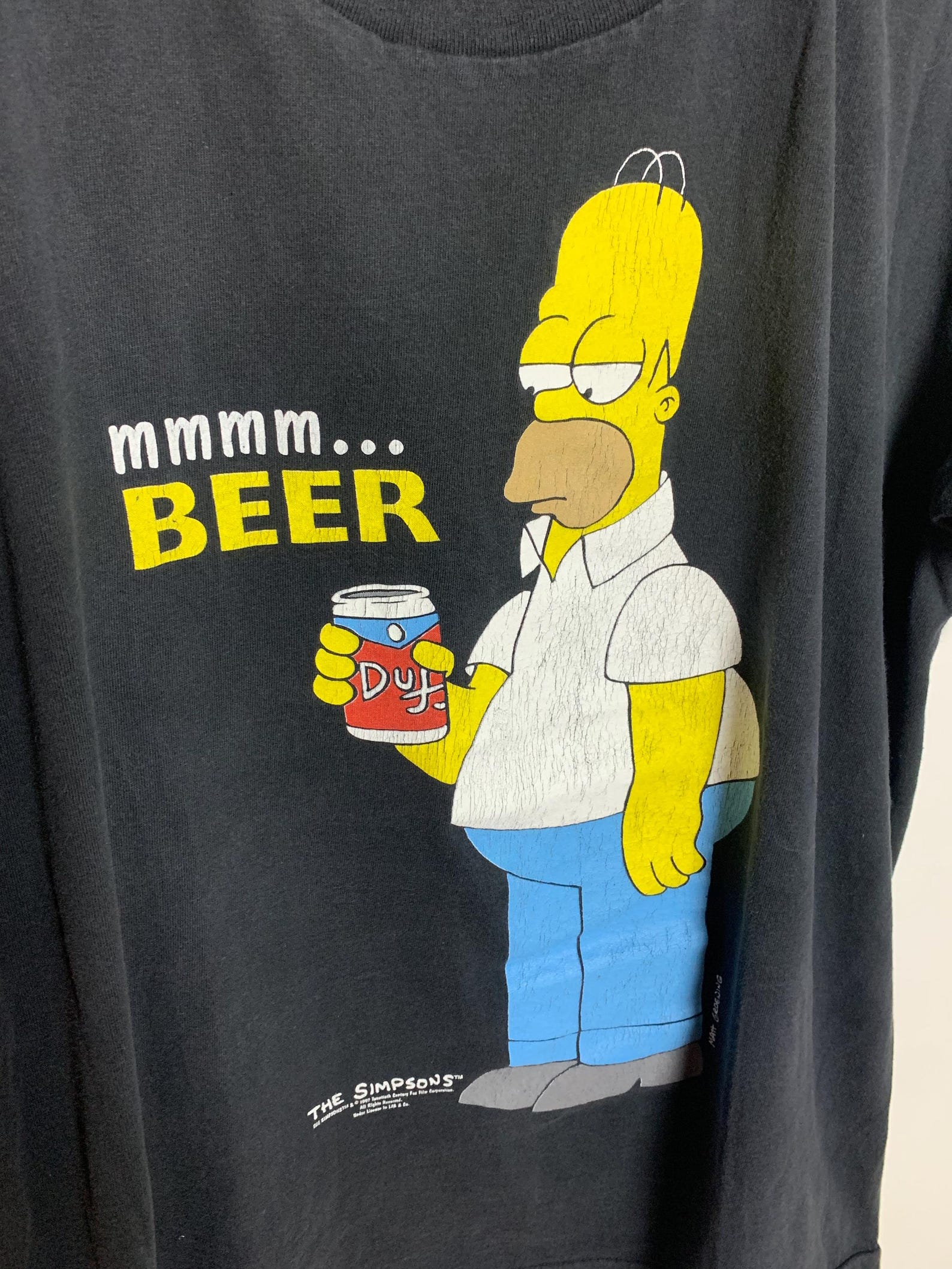 1997 Homer Simpson "mmmm... Beer" Cartoon T-shirt - Etsy
