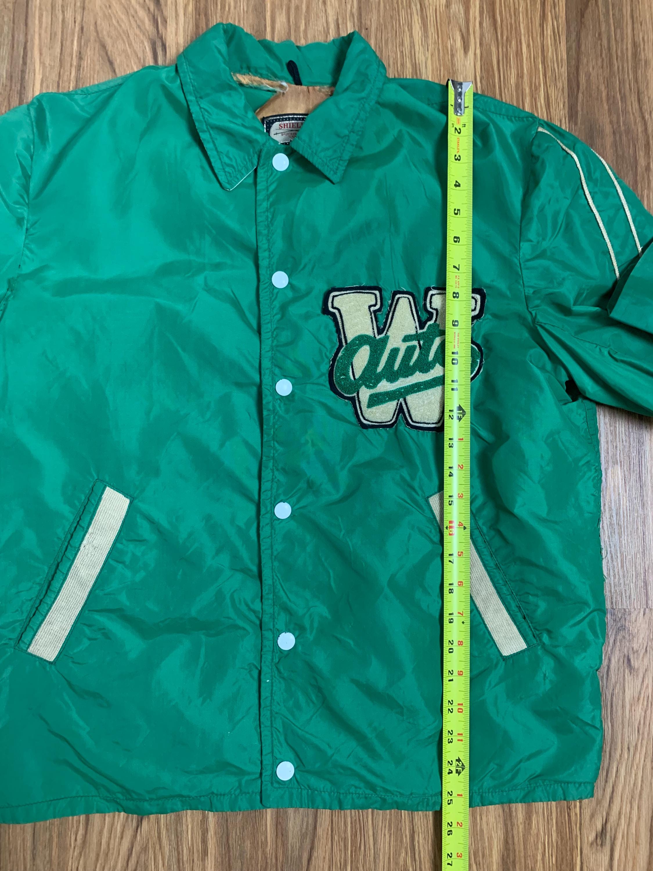 1960s Western Tech Green School Jacket - Etsy