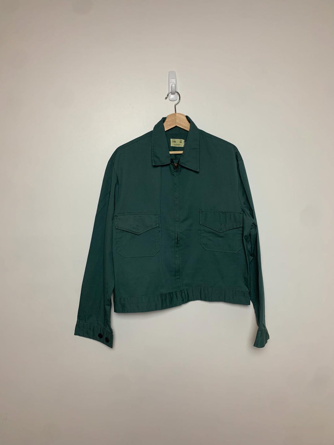 1970s Green Mechanics Jacket - Etsy
