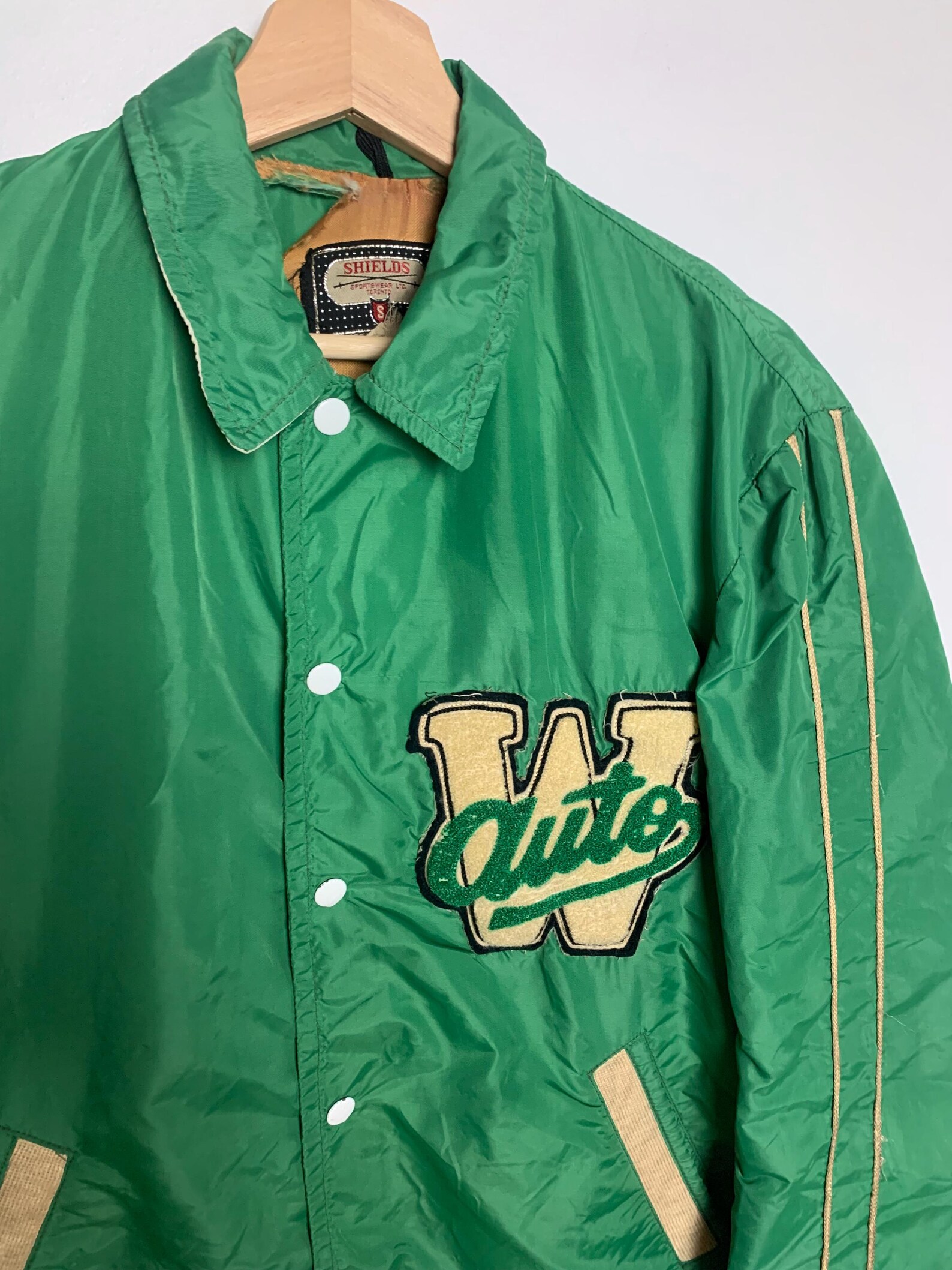 1960s Western Tech Green School Jacket - Etsy