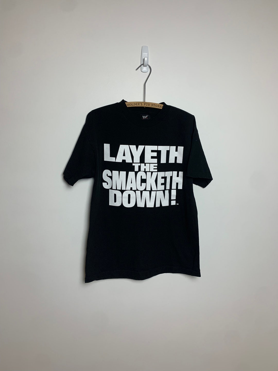 1998 the Rock layeth the Smackdown WWF T-shirt - Etsy