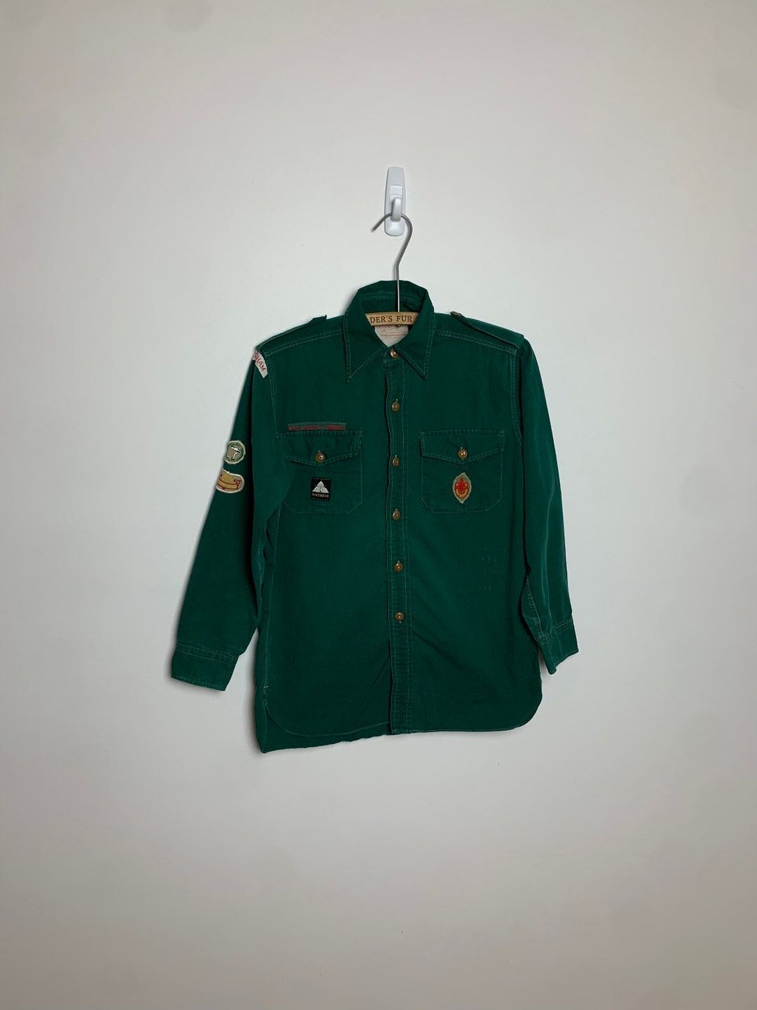 1950s Boy Scouts of Canada Button up Uniform Shirt - Etsy