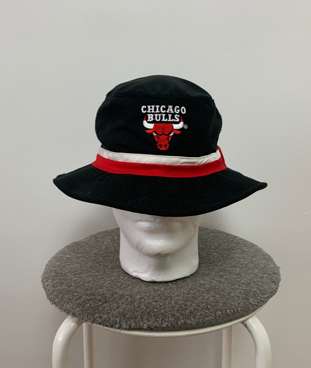 1990s Chicago Bulls Bucket Hat - Etsy