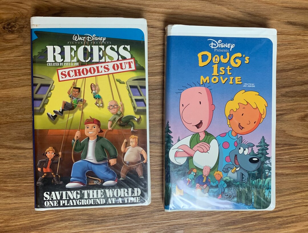 Vintage Disney's Recess/doug's First Movie VHS Set - Etsy