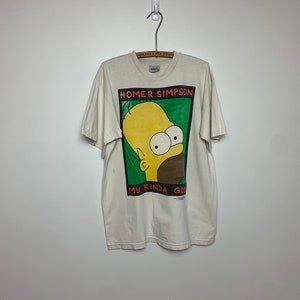 Homer Simpson My Kinda Guy Distressed 1997 T-shirt - Etsy