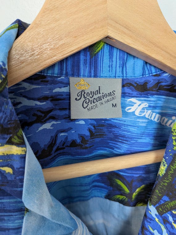 1990s Royal Creations Hawaiian Floral Button Up Shirt - Gem