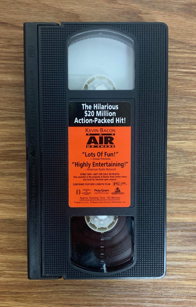 1990s the Air up There VHS Screener VHS Tape - Etsy