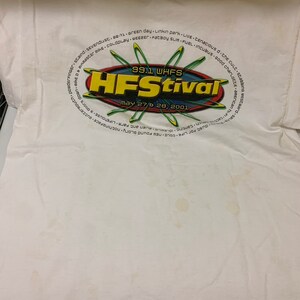 Vintage 99.1 HSF Music Festival T-shirt - Crazy Line Up - Etsy