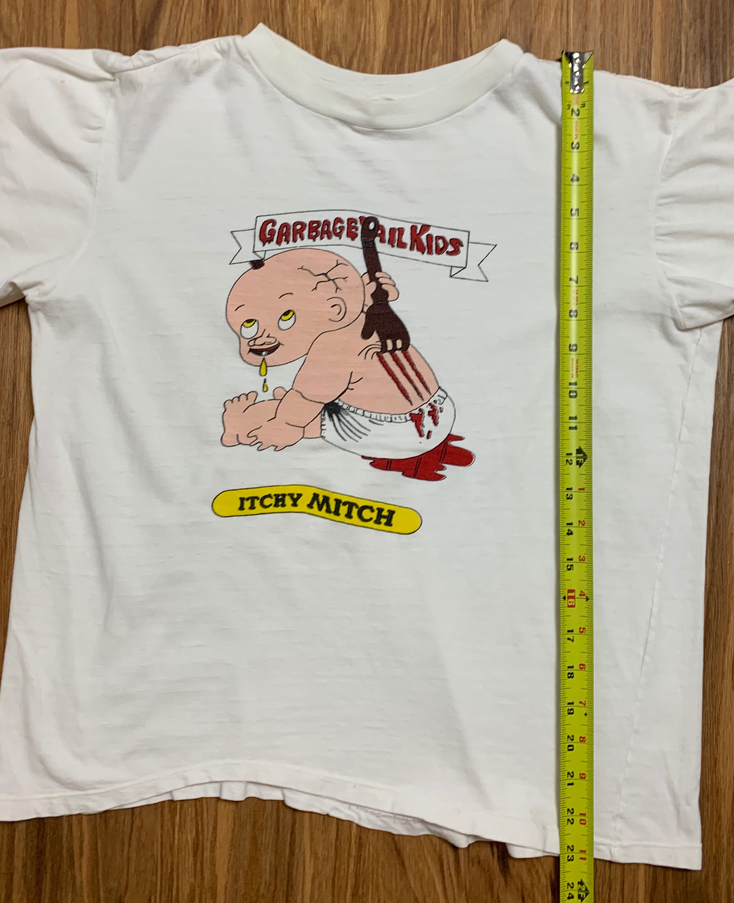 Garbage Pail Kids Itchy Mitch 1980s T-shirt - Etsy