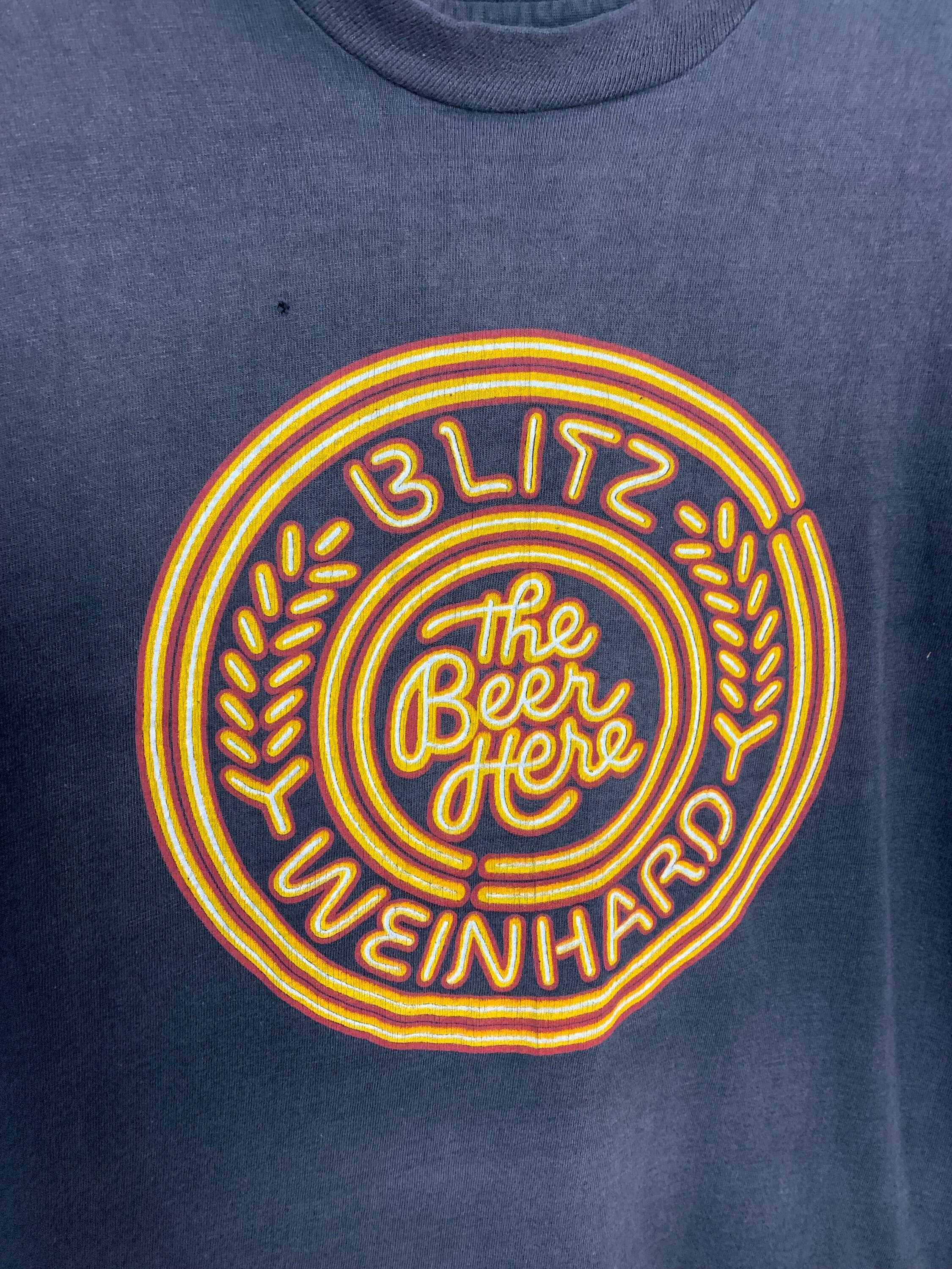 1980s Blitz Beer T-shirt - Etsy