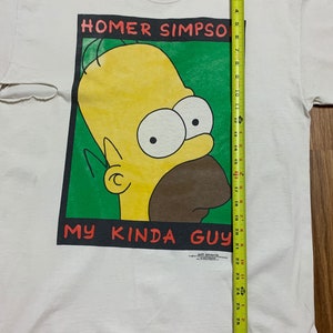 Homer Simpson My Kinda Guy Distressed 1997 T-shirt - Etsy