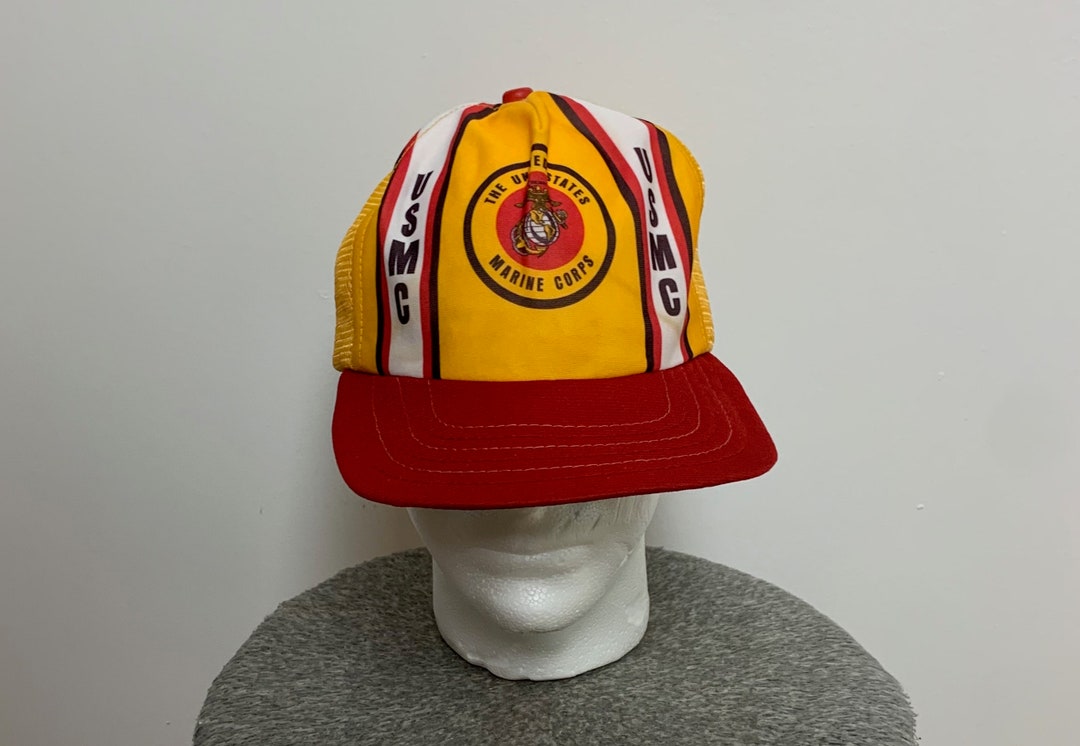 1970s USMC Marines Trucker Hat - Etsy