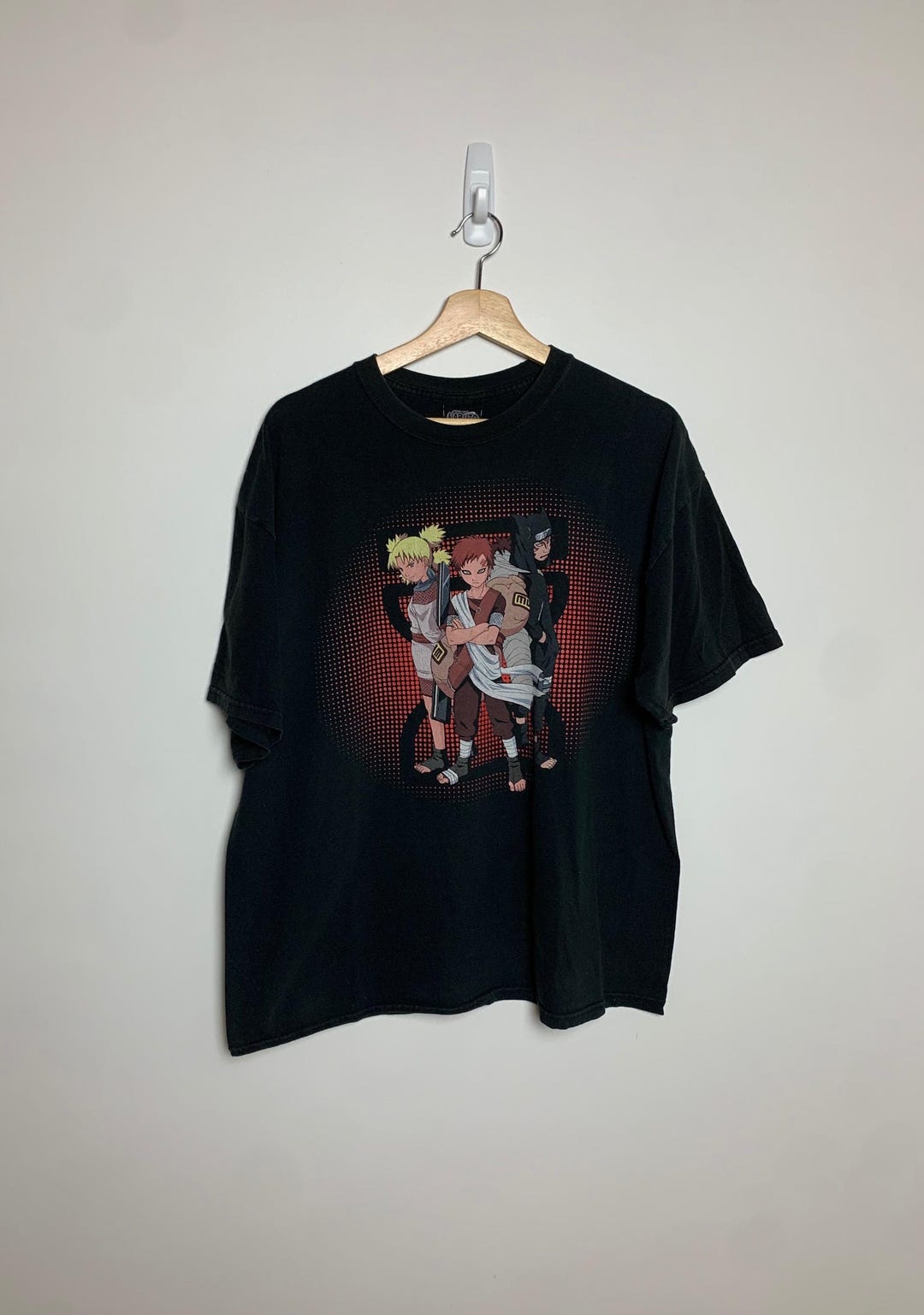 2002 Naruto Gaara Sand Village Anime Shirt - Etsy