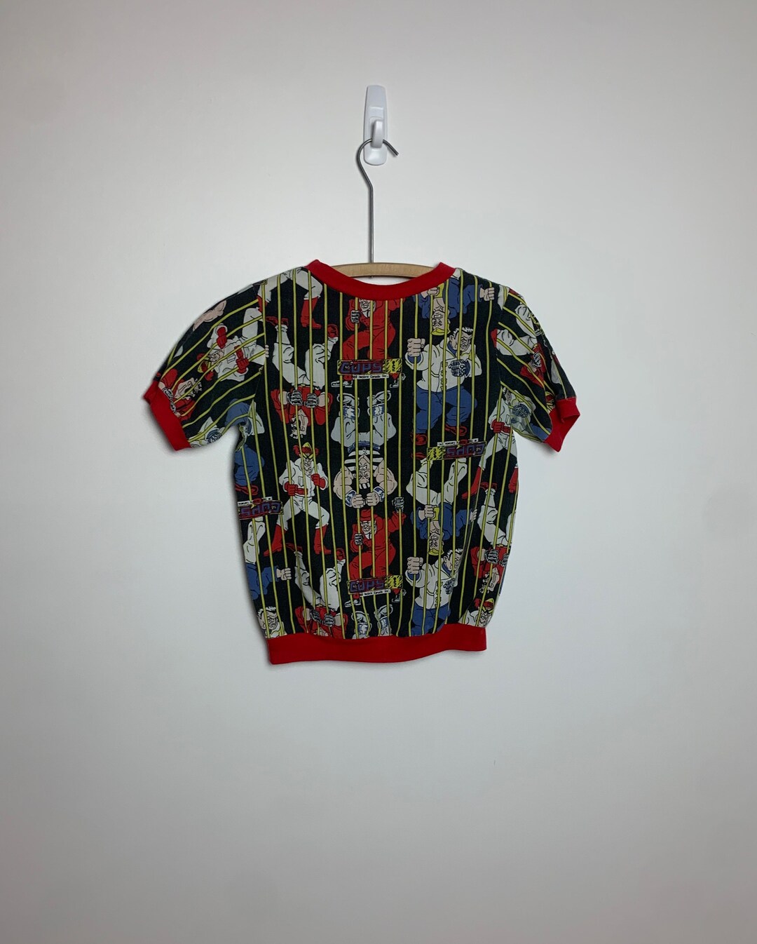 1989 Cops Cartoon T-shirt - Etsy