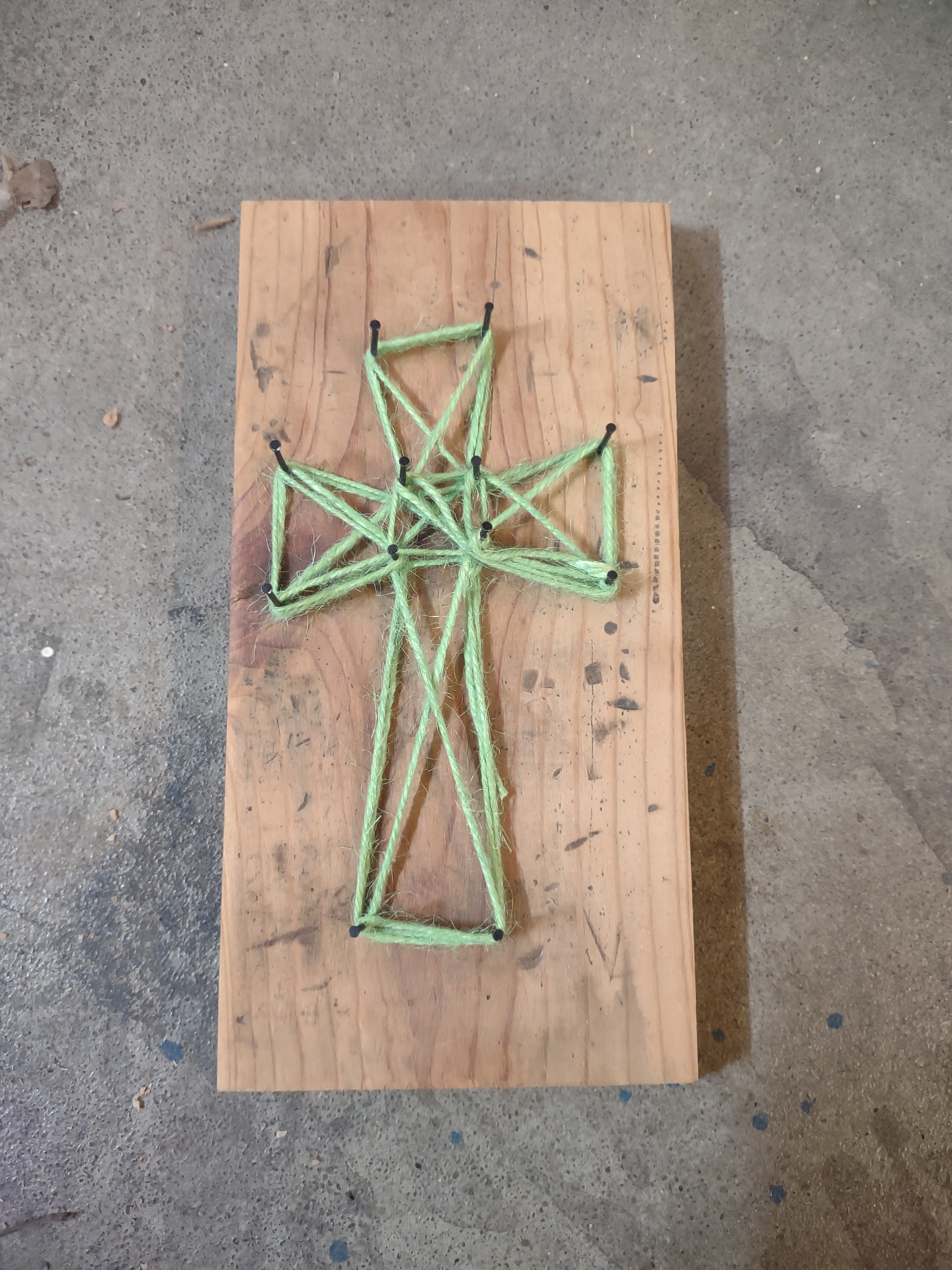 Simple String and Nail Art Craft - Etsy