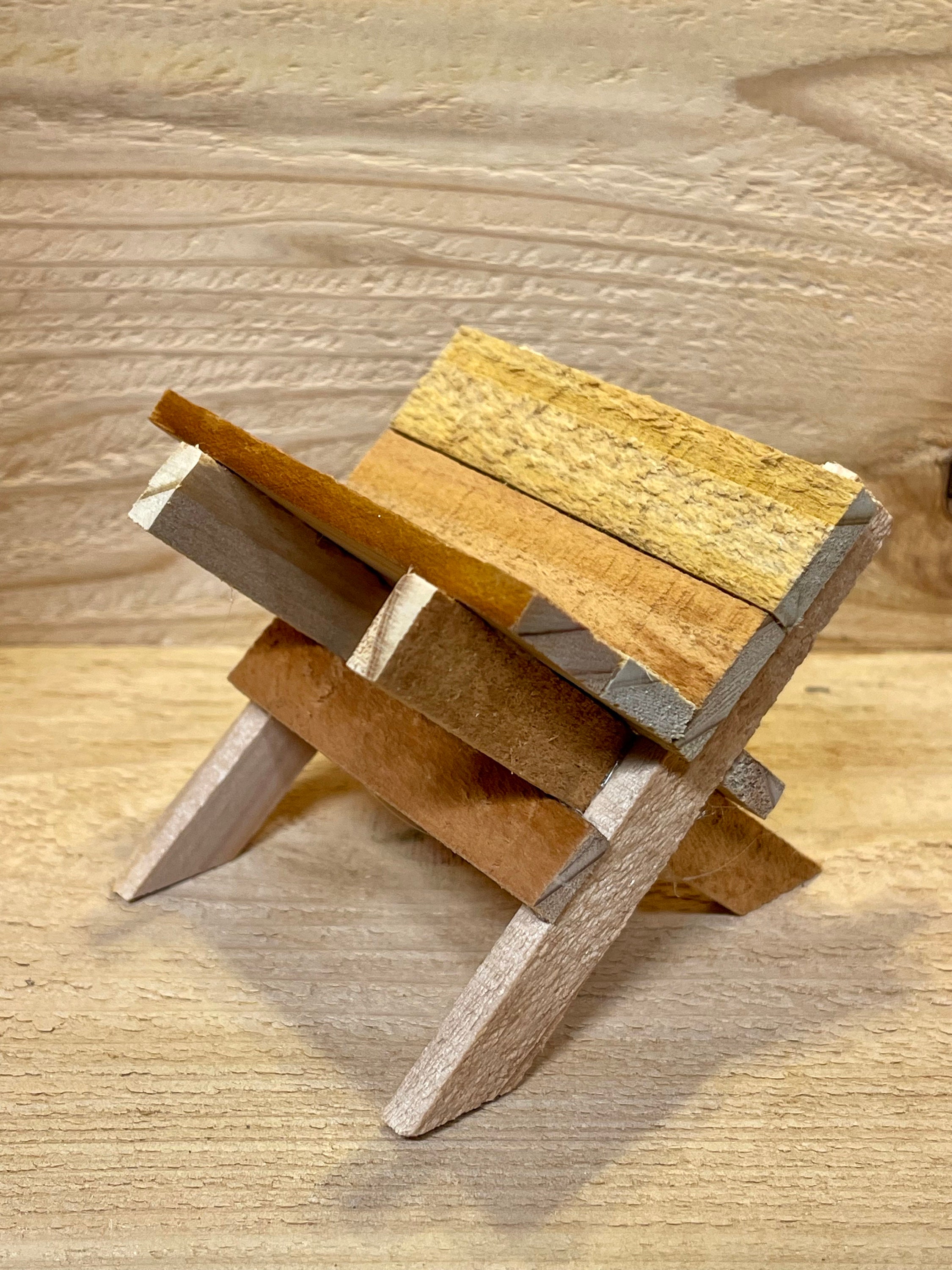 Handmade Rustic Redwood Manger or Cradle for Willow Tree Nativity - Etsy