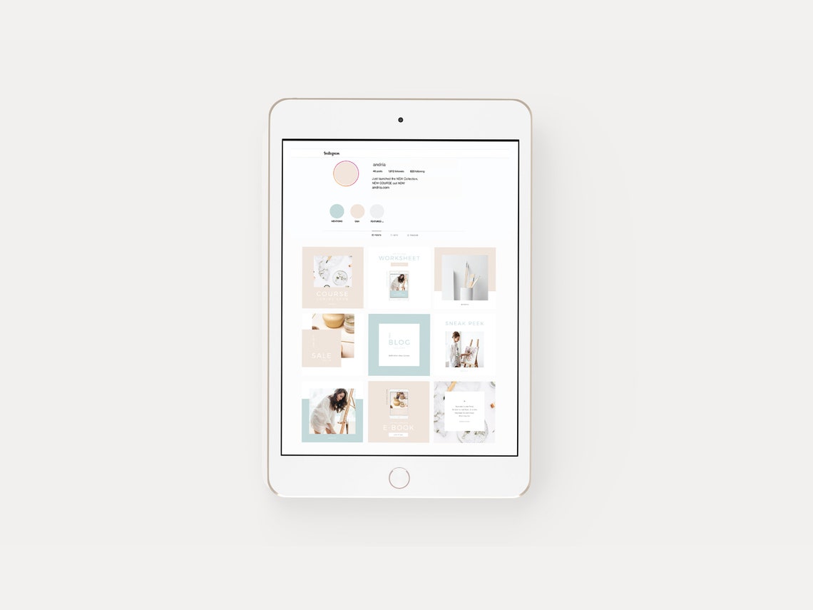 Instagram Post Square Templates for Canva Social Media - Etsy Australia