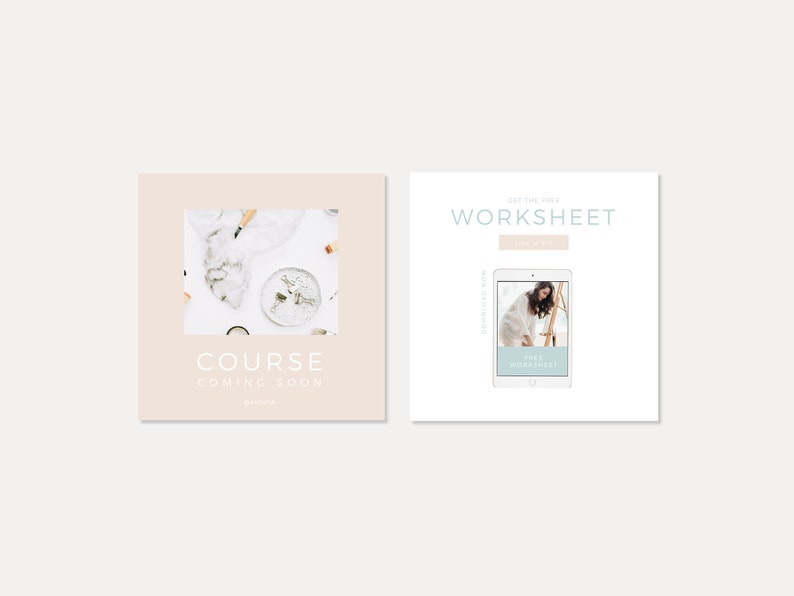 Instagram Post Square Templates for Canva Social Media - Etsy Australia