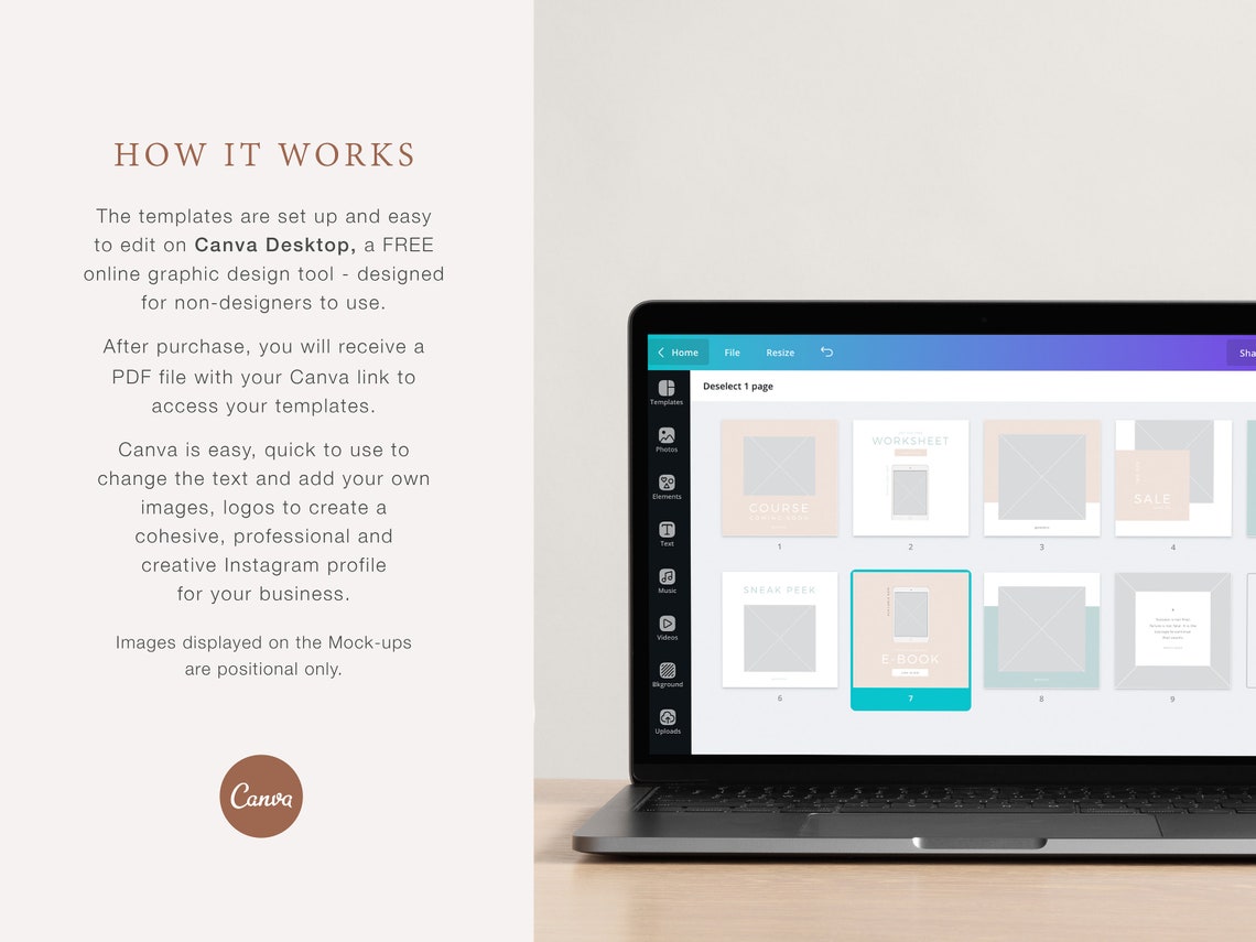 Instagram Post Square Templates for Canva Social Media - Etsy Australia