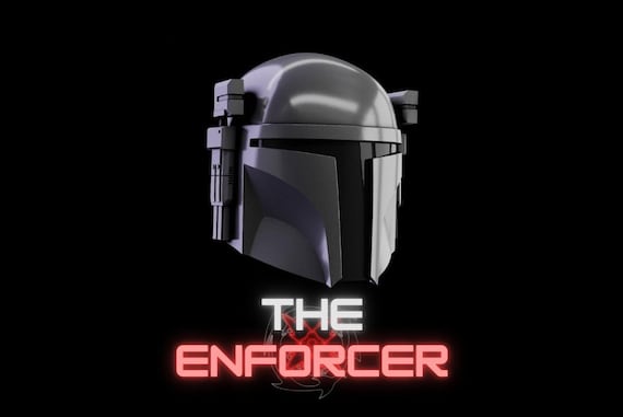 The Enforcer: 3D Printable Helmet Inspired by the Mandalorian - Etsy