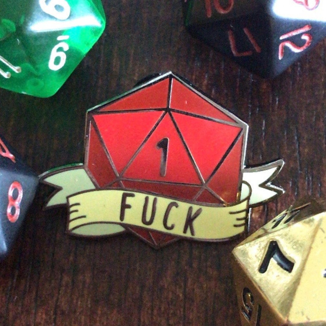 Crit Fail Pin - Etsy