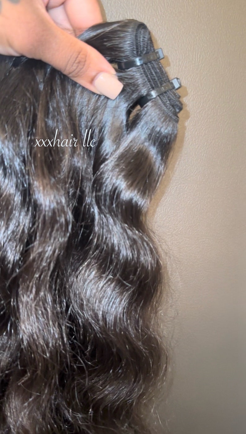 14 Raw Indian Wavy Hair Bundle - Etsy
