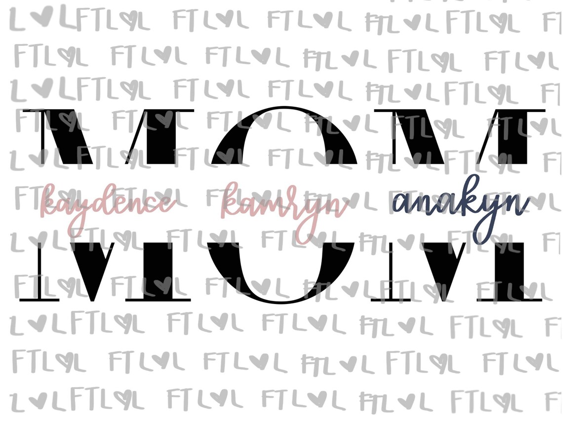 Mom Decal SVG - Etsy