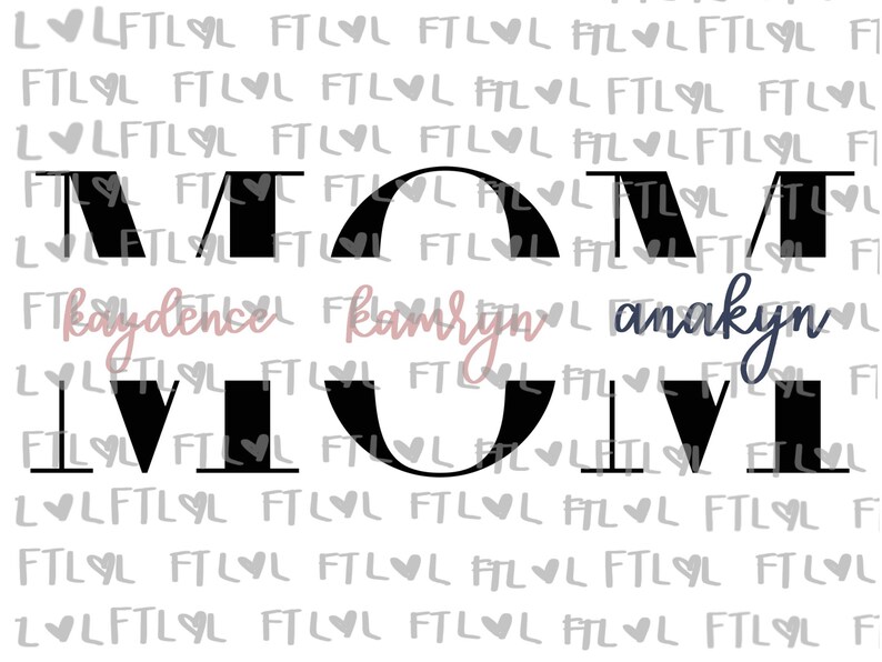 Mom Decal SVG - Etsy