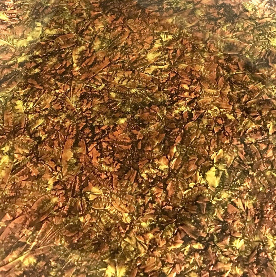 Copper & Gold Sheet Van Gogh Stained Glass Supply V04 - Etsy