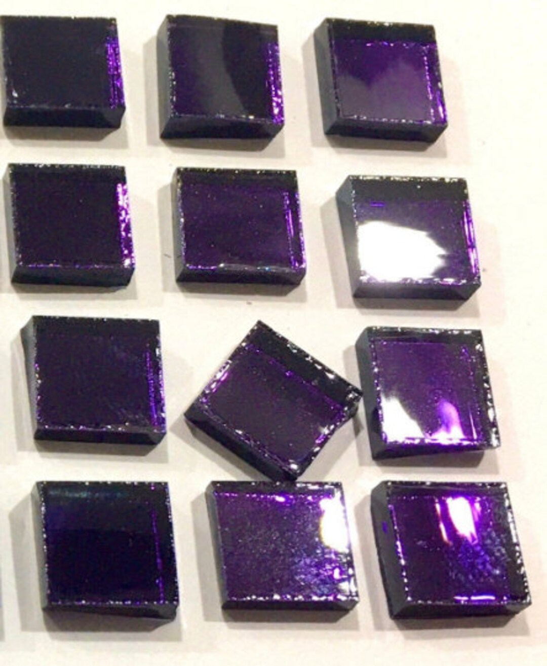MIRROR TILES & SHEETS Dark Purple Stained Glass M2 - Etsy